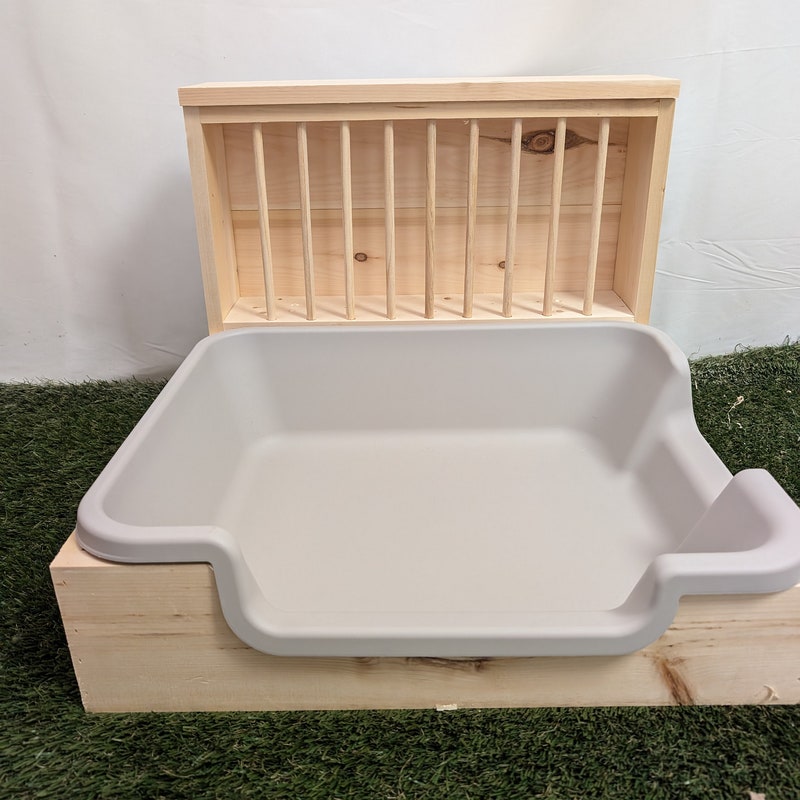 Rabbit Litter Box Hay Feeder - Etsy