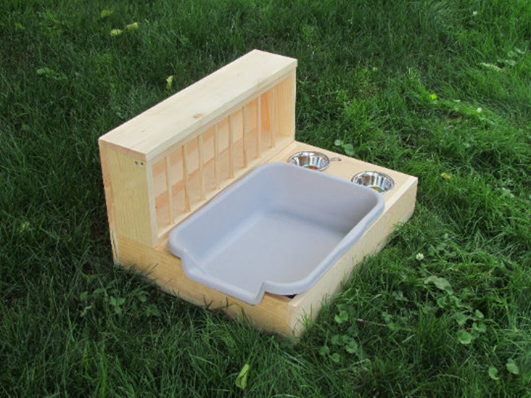 Small EZ Entry W/ Side Bowls - Hop Box: Rabbit Bunny Easy Entry Hay ...
