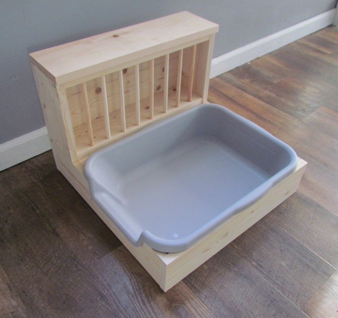 Small EZ Entry - Hop Box: Rabbit Bunny Easy Entry Hay Feeder and Litter ...