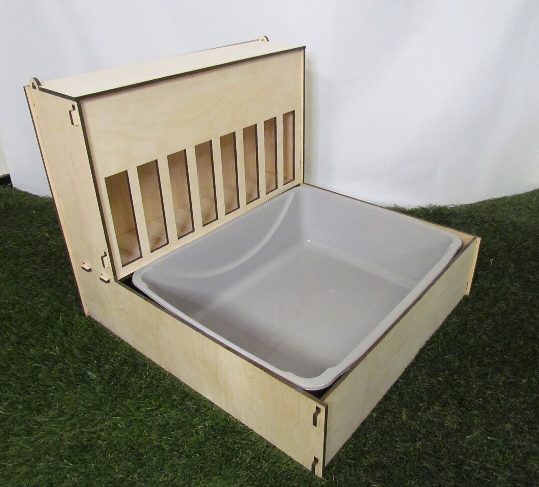 Medium - Hop Box 2.0 Bunny Hay Feeder and Litter Pan Combo - Etsy