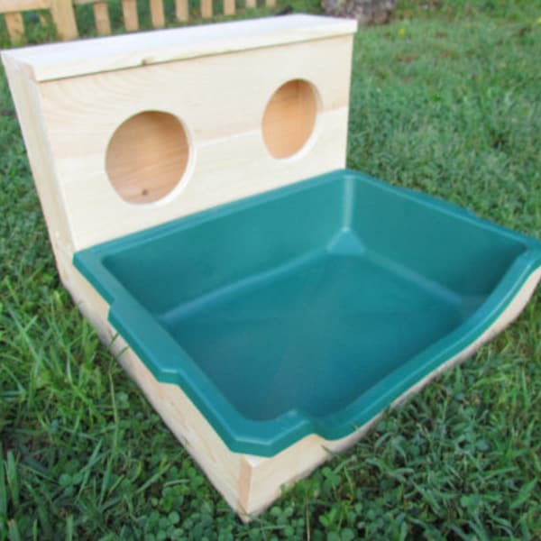 Rabbit Litter Box Hay Feeder - Etsy