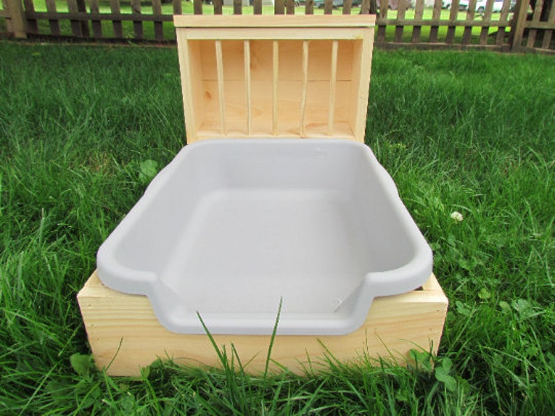 Small Vertical EZ Entry Hop Box: Rabbit Bunny Easy Entry Hay - Etsy