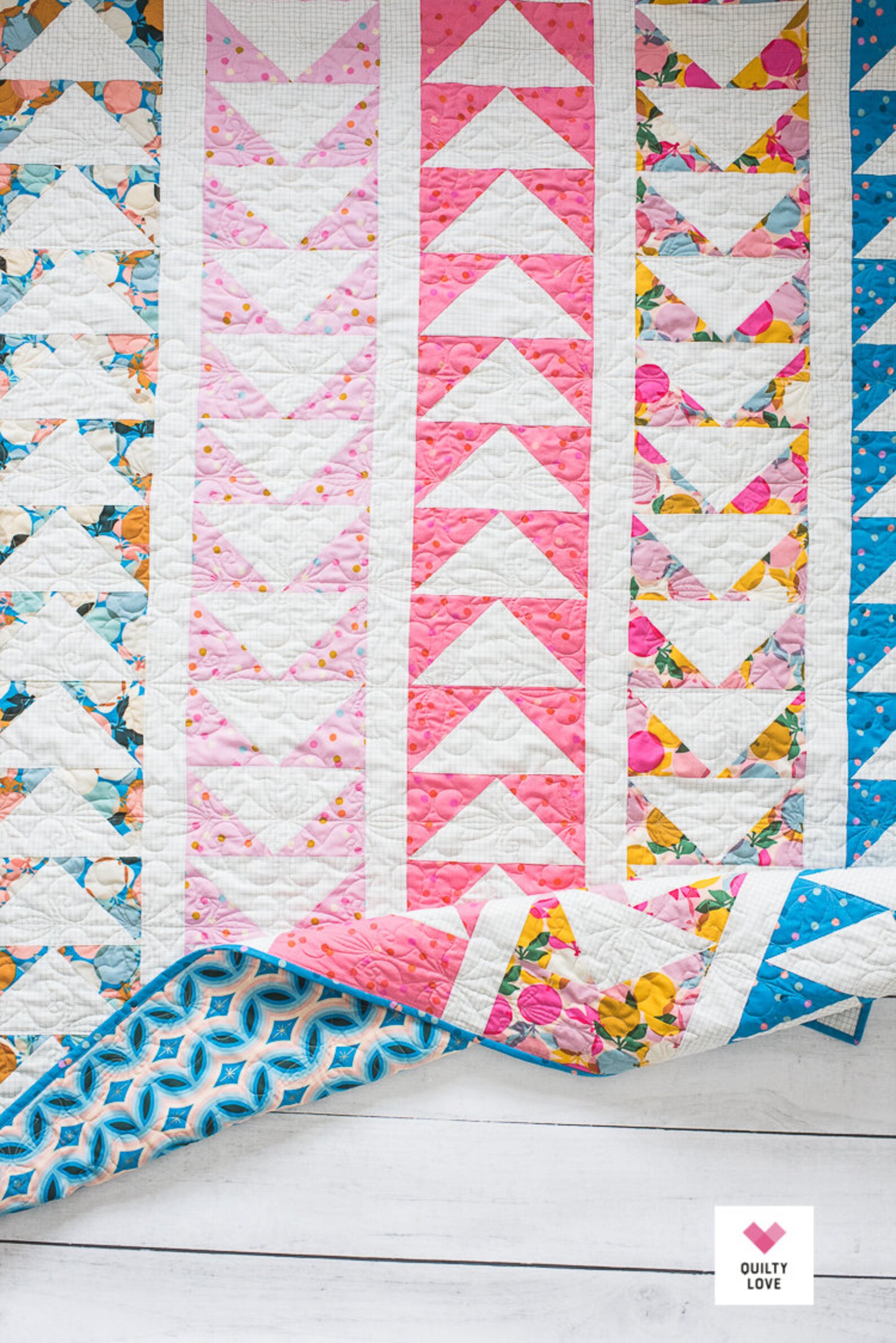 Flying PDF Quilt Pattern/ Flying Geese Quilt Pattern/ Modern Quilt ...