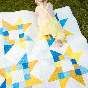 Quilty Stars PDF Quilt Pattern/ Star Quilt Pattern/ Scrappy Quilt ...