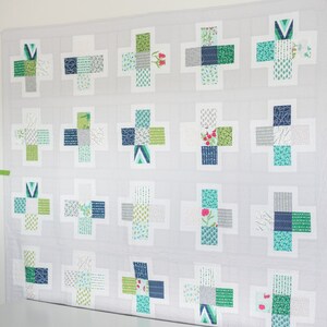 Plus Squared PDF Quilt Pattern/ Modern Quilt Pattern/ Plus Quilt ...