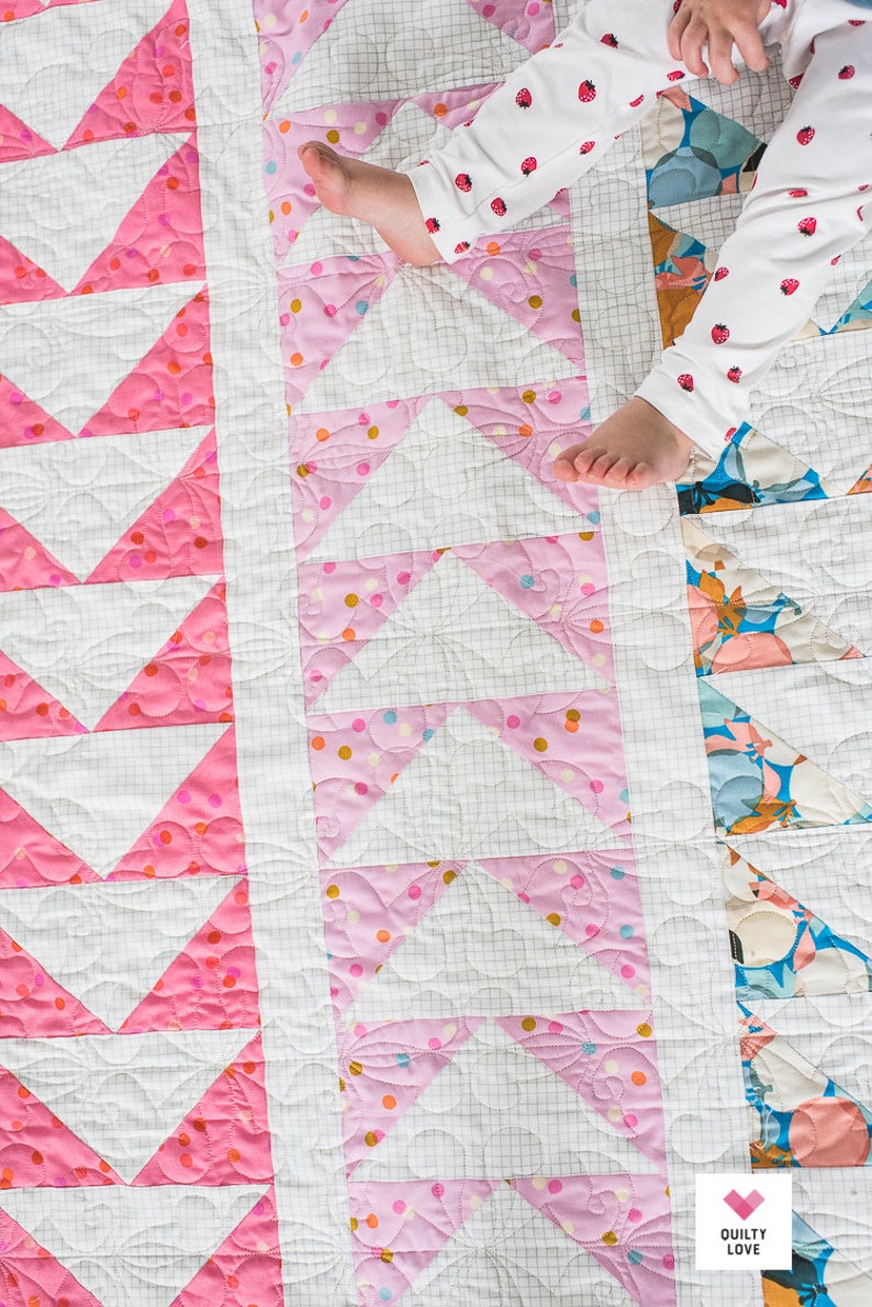 Flying PDF Quilt Pattern/ Flying Geese Quilt Pattern/ Modern - Etsy