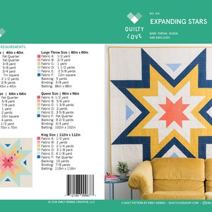 Bestseller Star Quilt Pattern Bundle - Night Stars, Quilty Stars and ...