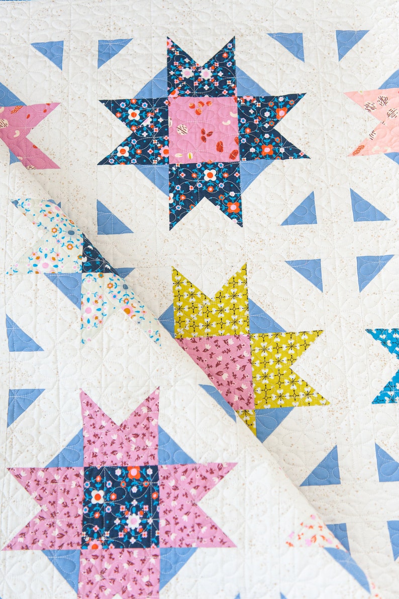 Compass Star PDF Quilt Pattern/ Star Quilt Pattern/ Modern - Etsy