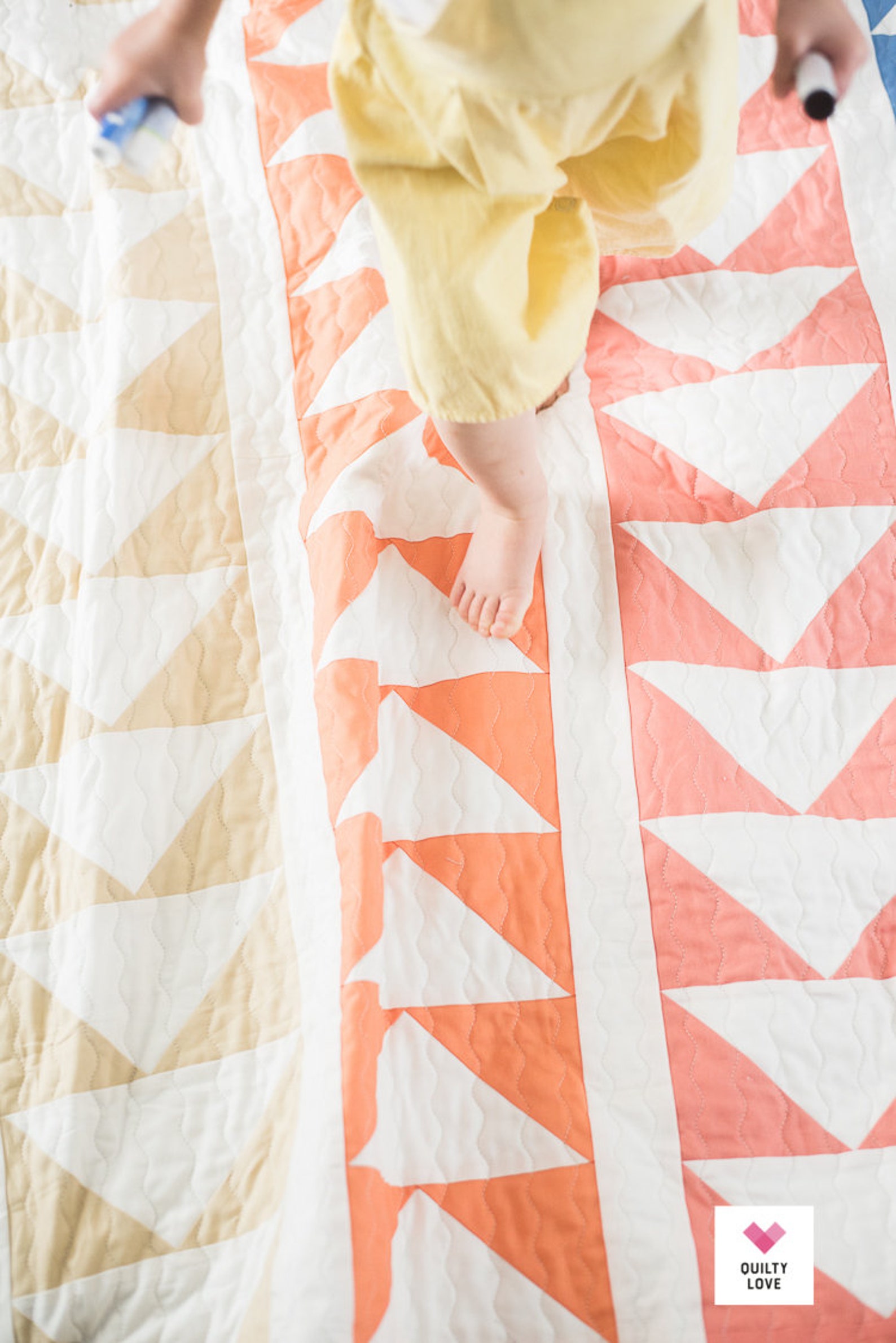 Flying PDF Quilt Pattern/ Flying Geese Quilt Pattern/ Modern Quilt ...