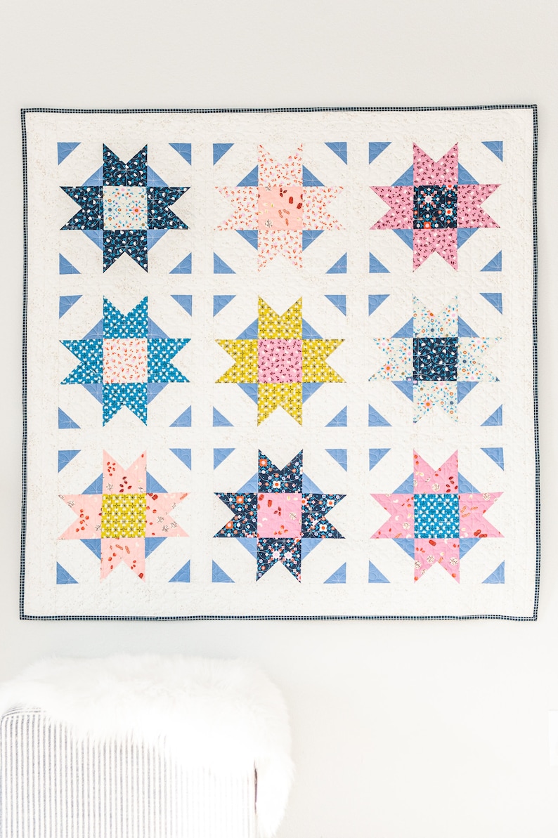 Compass Star PDF Quilt Pattern/ Star Quilt Pattern/ Modern - Etsy