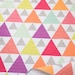 Triangle Peaks PDF Quilt Pattern/ Triangle Quilt Pattern/ Modern Quilt ...