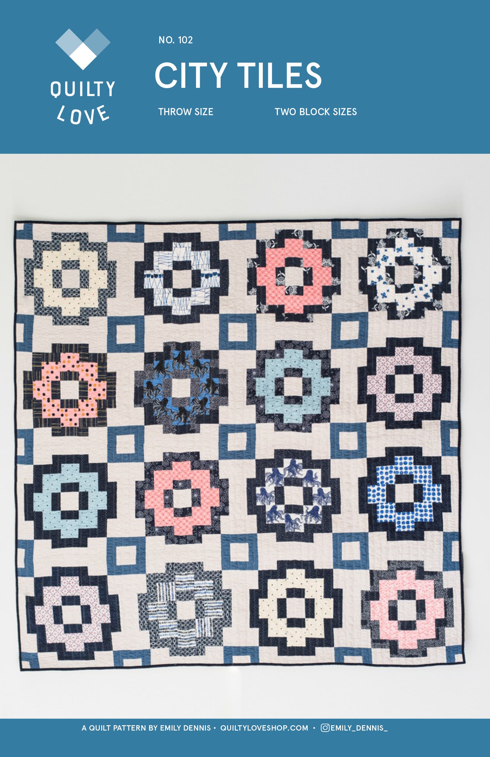 City Tiles PDF Quilt Pattern / Modern Quilt Pattern / Quilt - Etsy