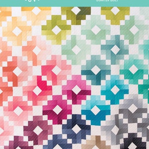 Ombre Gems PDF Quilt Pattern/ Modern Quilt Pattern/ Ombre Quilt Pattern ...