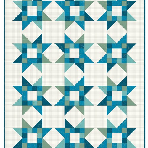 Modern Star Quilt Pattern - Etsy