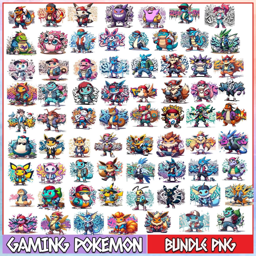 Pokemon Svg Mega Bundle, High Quality Pokemon Png, Pokémon Svg for ...