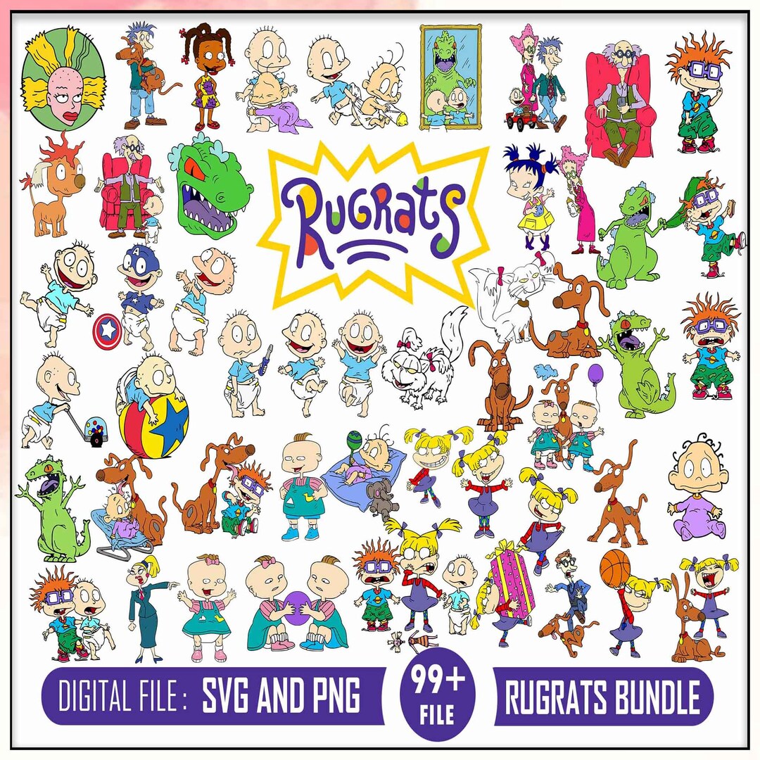 Rugrats Svg, Rugrats Clipart, Rugrats Png Files, Rug Rats Svg for ...