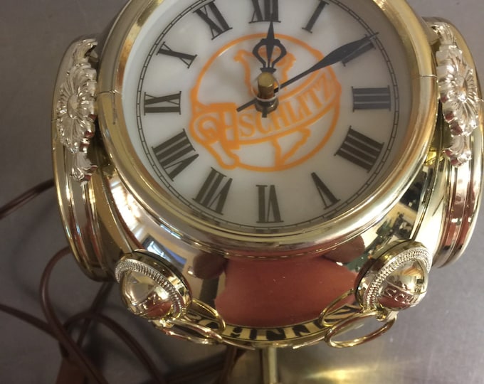 Vintage Schlitz Beer Light Clock Combo Americana Series Cash - Etsy