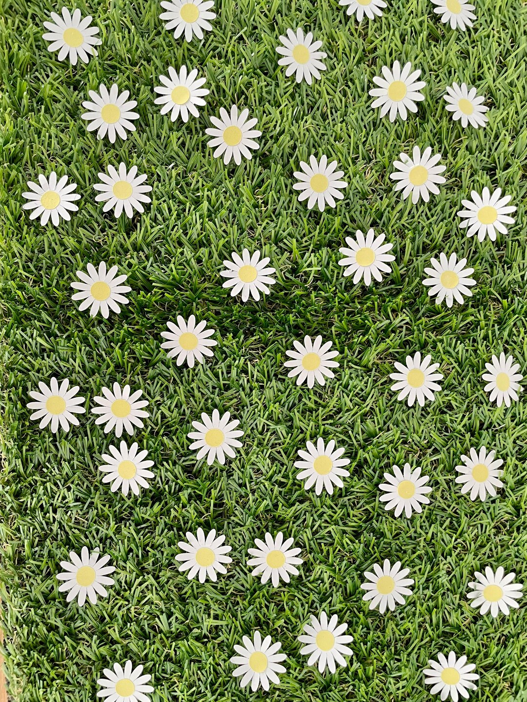 Daisy Confetti, Table Scatter Confetti, Flower Confetti, Baby Shower ...