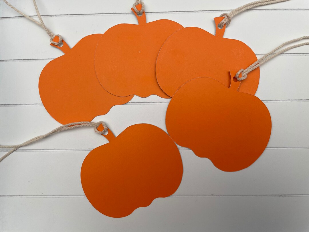 Pumpkin Halloween Gift Tags, Autumn Party Favors - Etsy UK