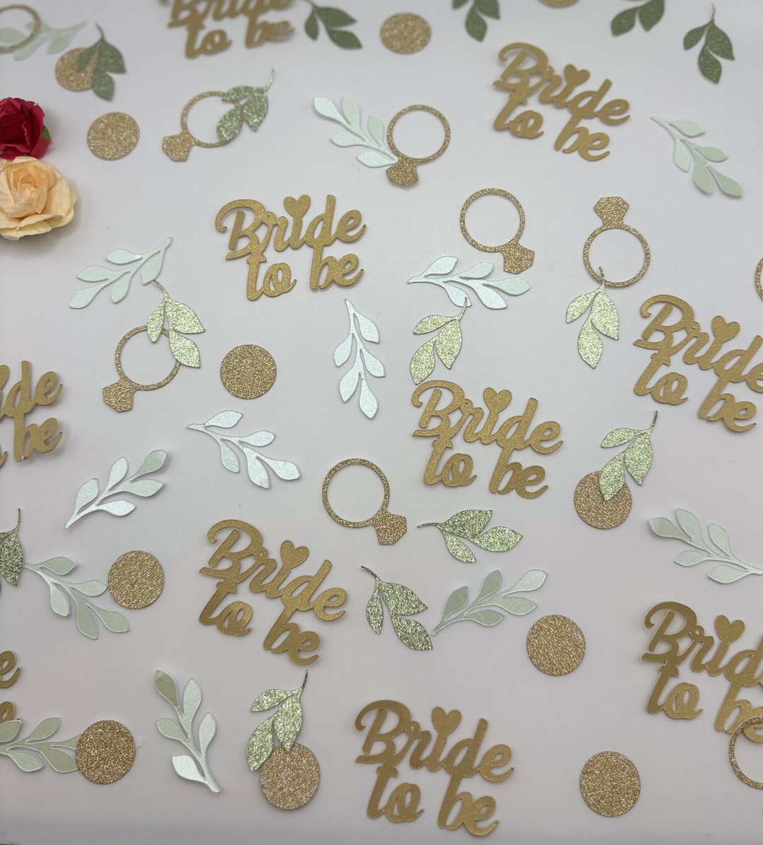 Hen Party Confetti, Bride to Be Confetti, Engagement Confetti, Green ...