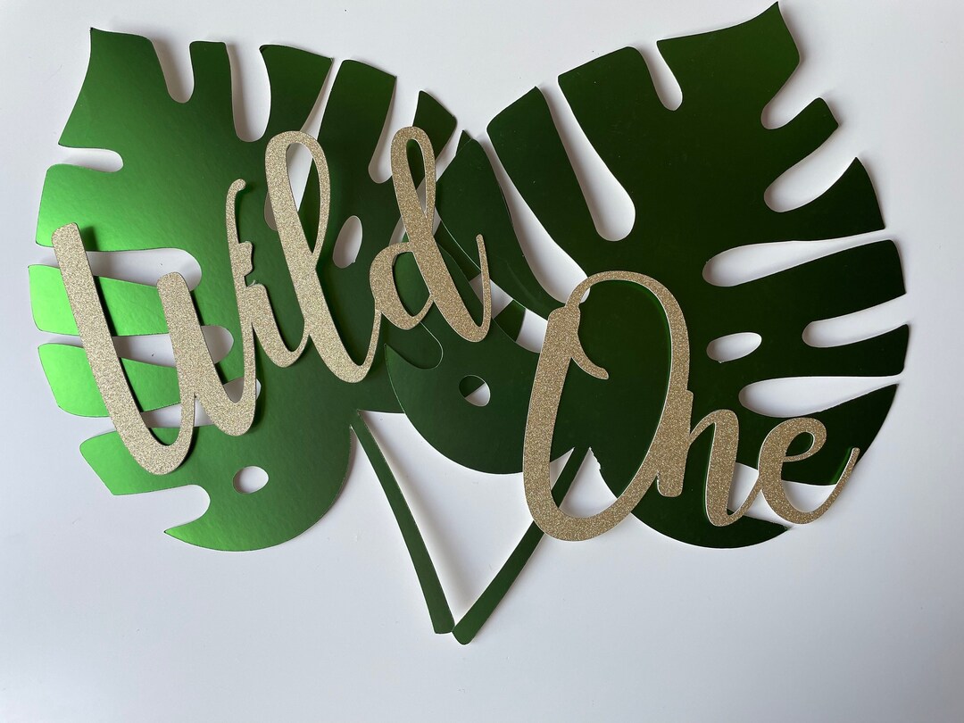 Wild One, Two Wild, Table Centre Pieces, Cake Smash Props, Party ...