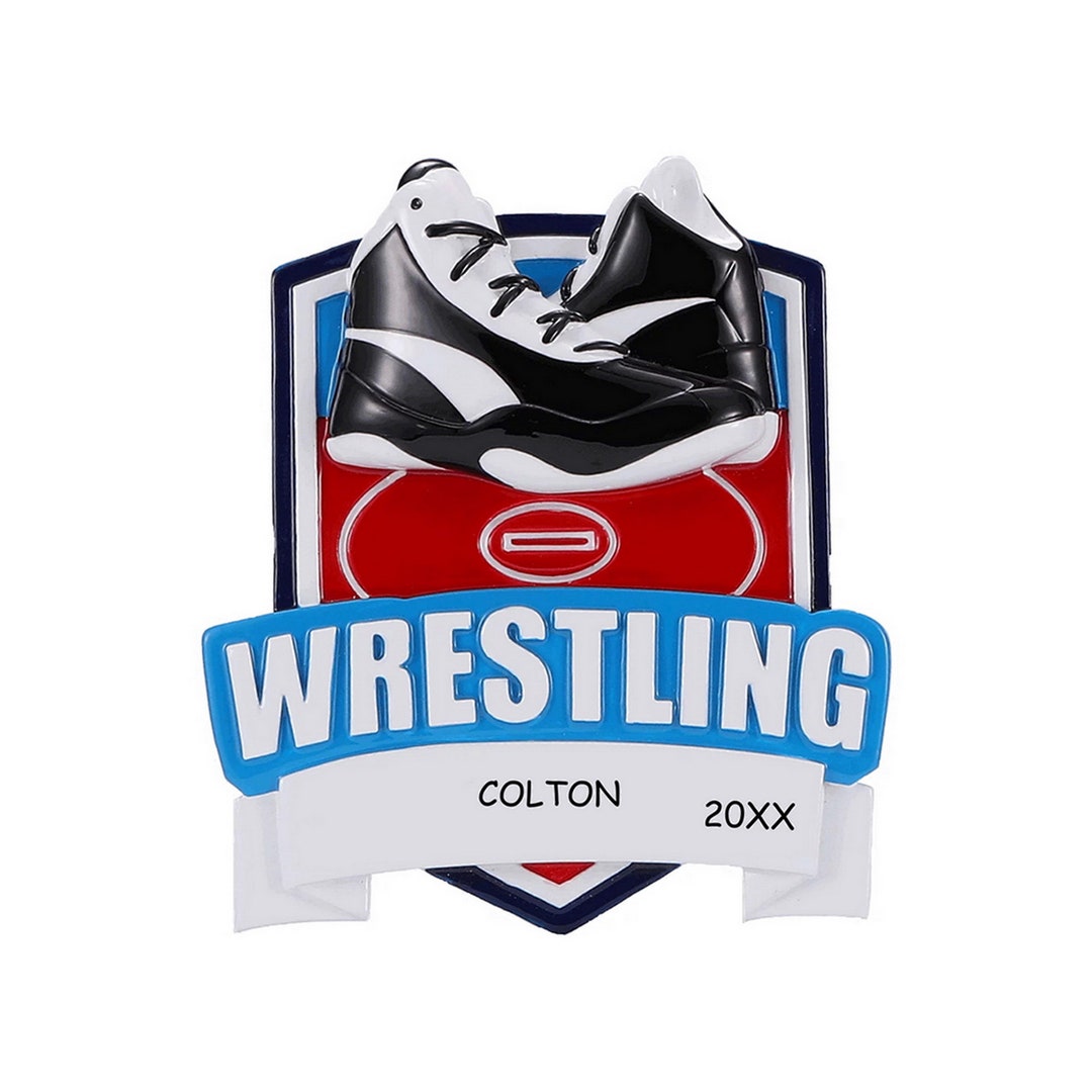 Personalized Wrestling Sports Christmas Ornament - Etsy