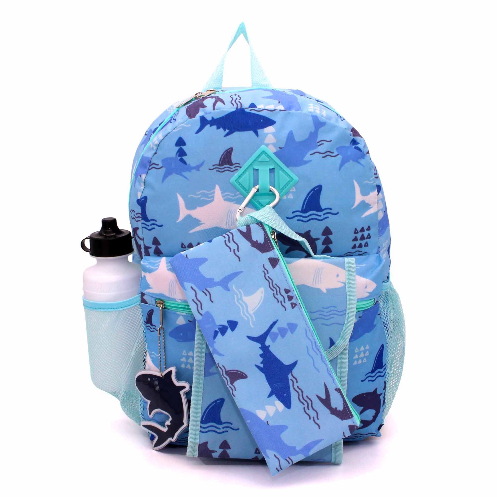 Personalized Shark Backpack With Bonus Lunch Bag Pencil Case - Etsy