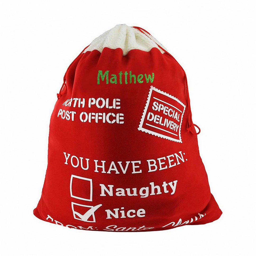 Personalized Santa Sack - Extra Large - Special Delivery - Etsy