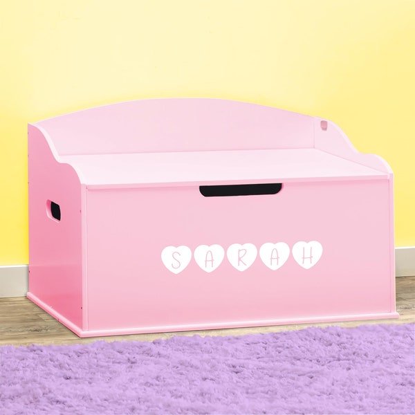 Personalized Girls Toy Boxes - Etsy