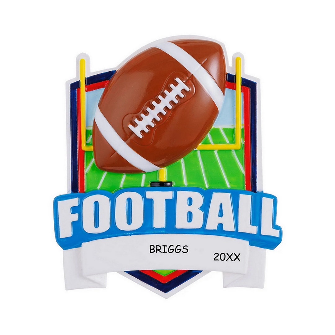 Personalized Football Gridiron Sports Christmas Ornament - Etsy