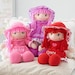 Personalized Sweetheart Cuddle Doll 14 Inch, Red - Etsy