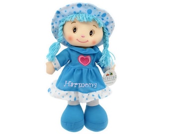 Blue Hair Doll - Etsy