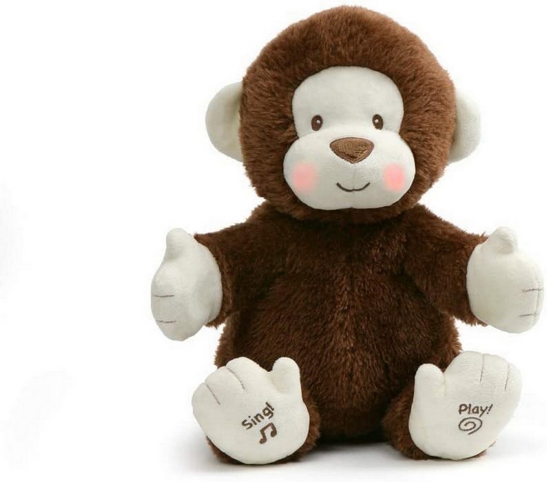 Personalized Animated Monkey Plush Toy - Pink - Etsy