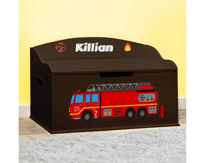 Fire Truck Toy Box Plans PDF Woodworking Plans instant - Etsy