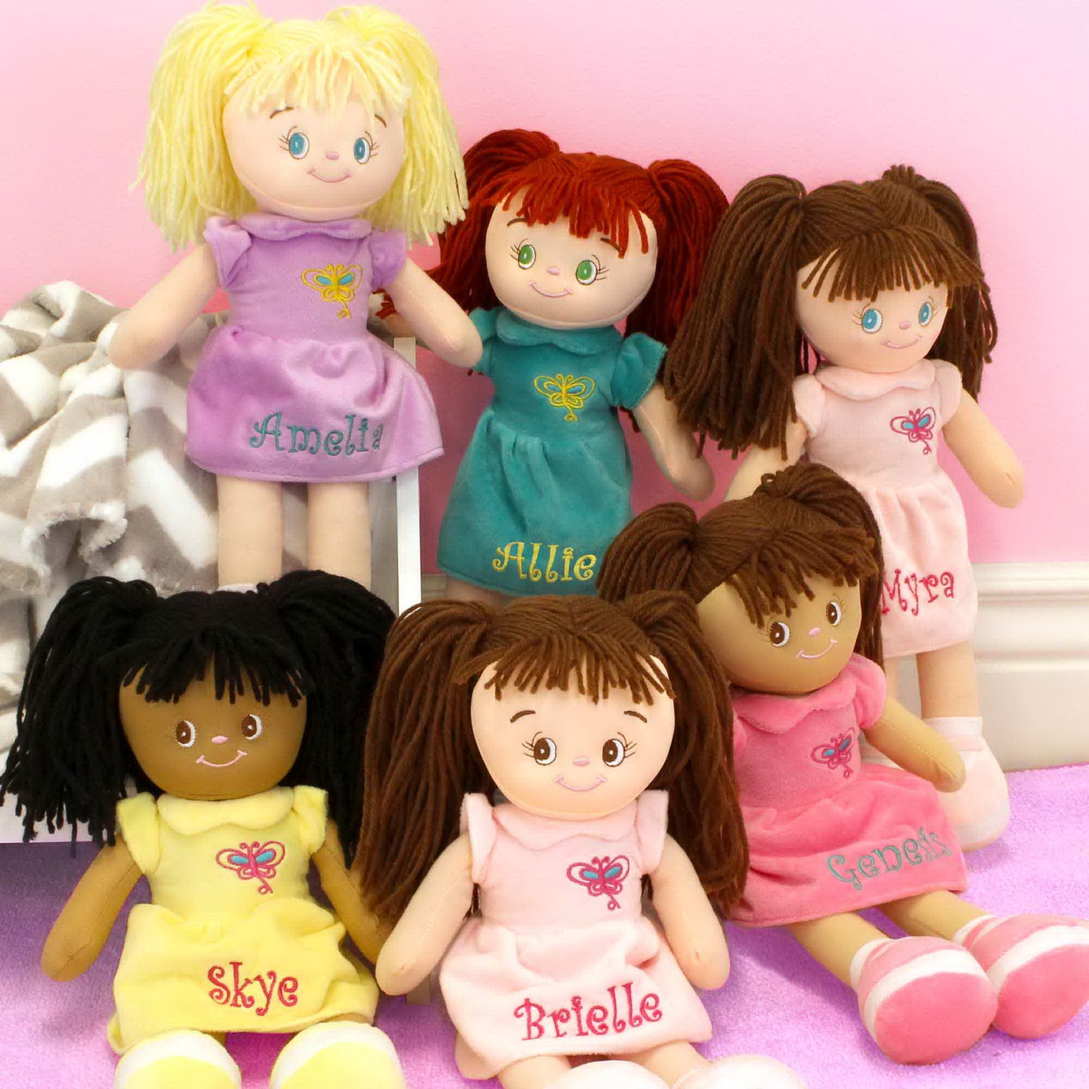 Personalized Dibsies Butterfly Snuggle Doll 15 Inch - Etsy