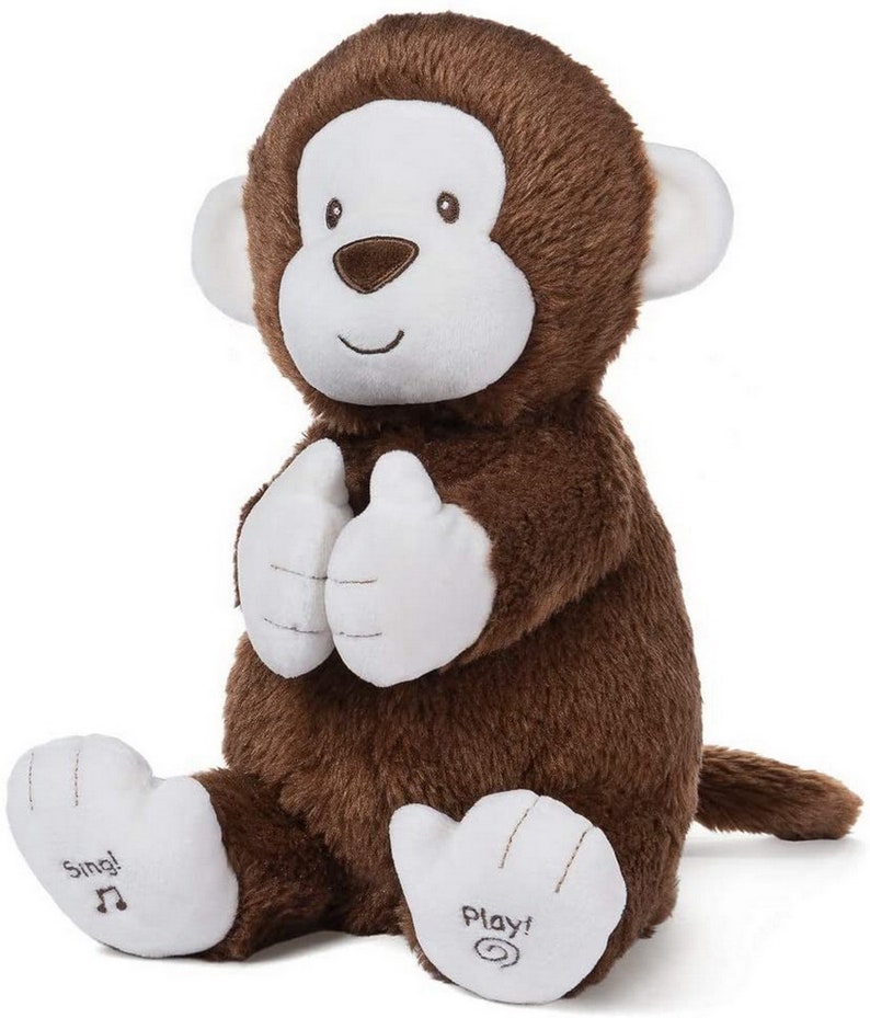 Personalized Animated Monkey Plush Toy - Pink - Etsy
