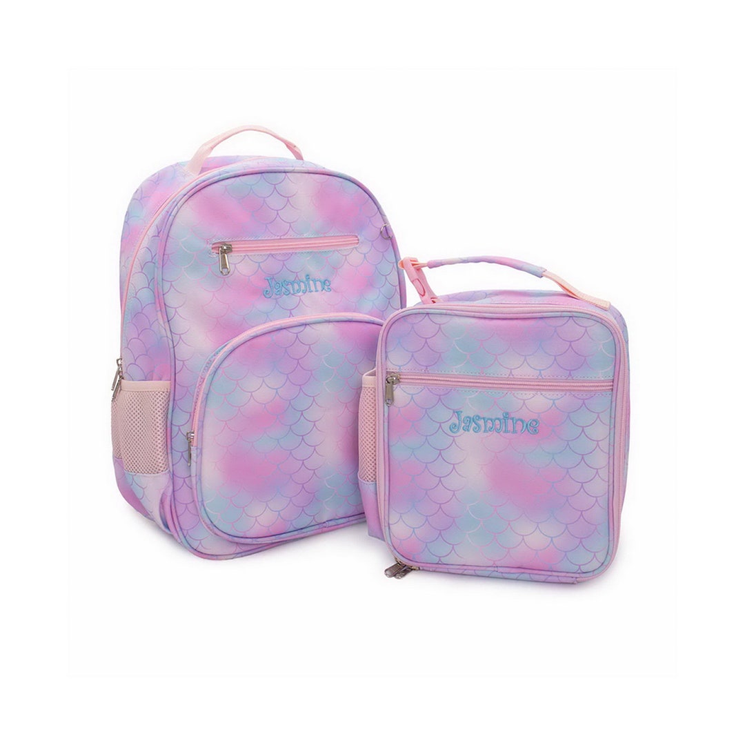 Personalized Mermaid Fin Life Adventure Collection Backpack and Lunch ...