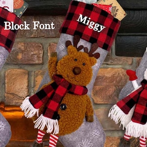 Personalized Enchanted Characters Christmas Stocking - Etsy