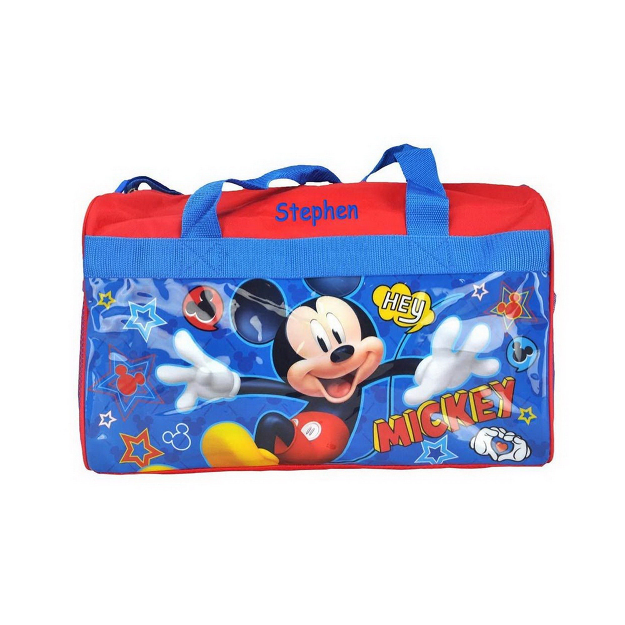 Personalized Mickey Mouse Travel Duffel Bag 18 | Etsy