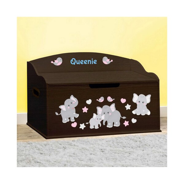 Espresso Toy Box - Etsy