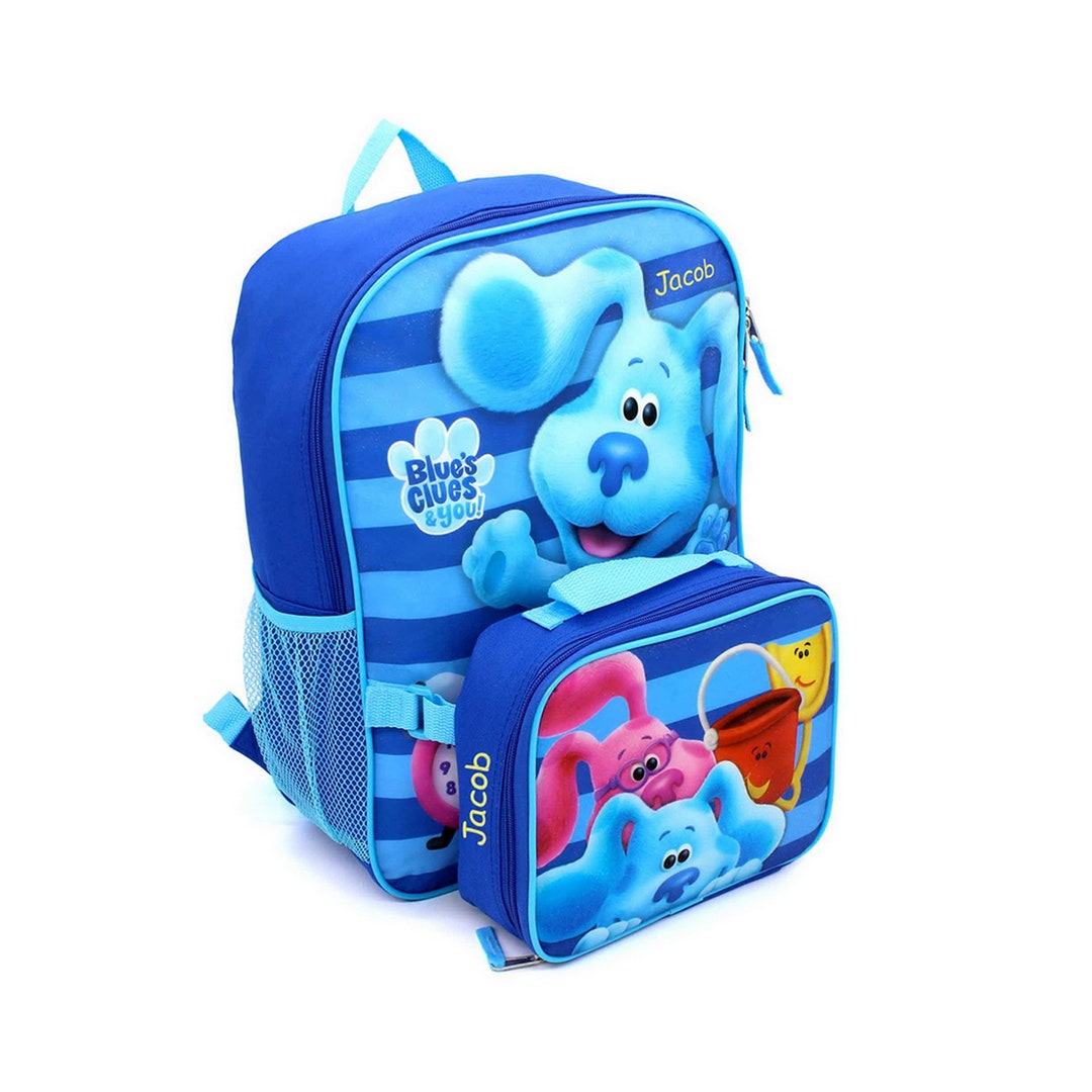 Personalized Blue's Clues Backpack and Lunch Box Combo - Etsy
