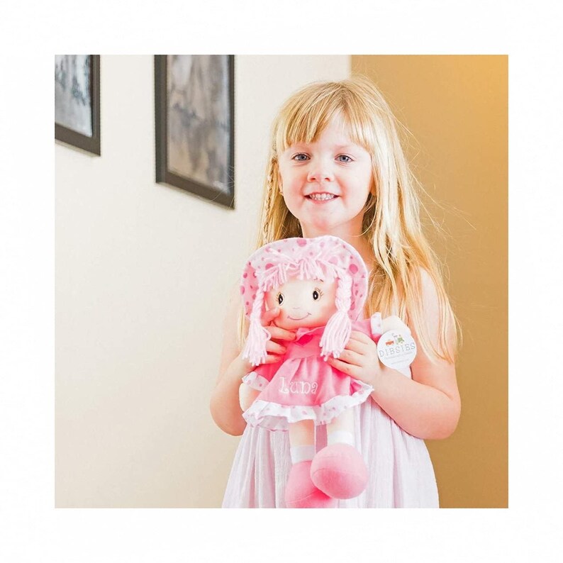 Personalized Sweetheart Cuddle Doll 14 Inch Pink - Etsy
