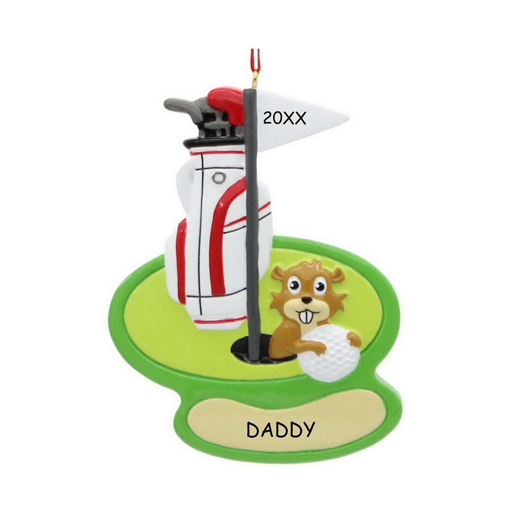 Personalized Golf Gopher Christmas Ornament - Etsy