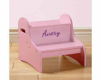 Pink Step Stool - Etsy