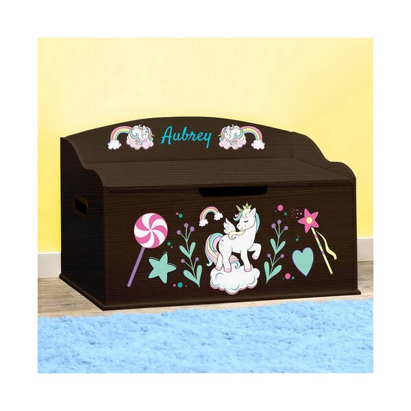 Espresso Toy Box - Etsy