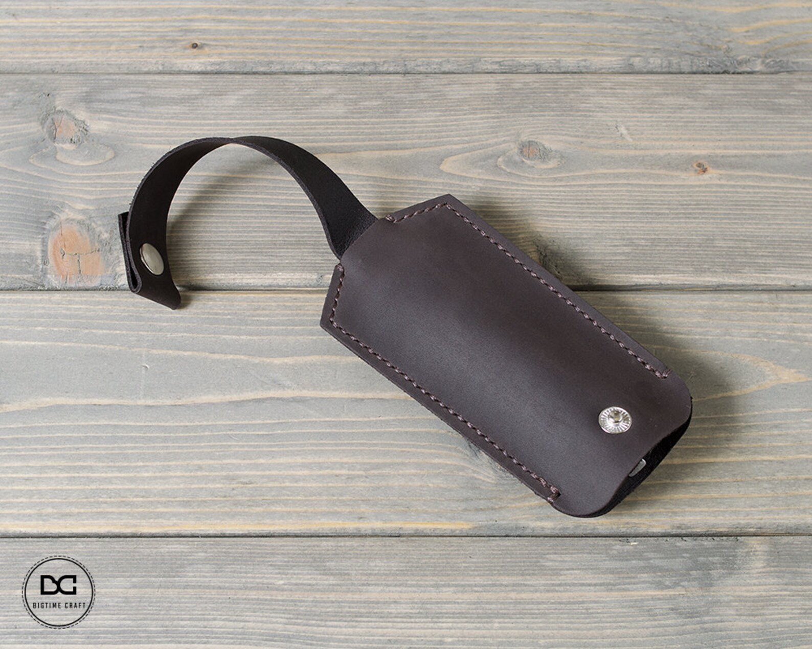 Brown key holder brown keychain key holder for men leather | Etsy