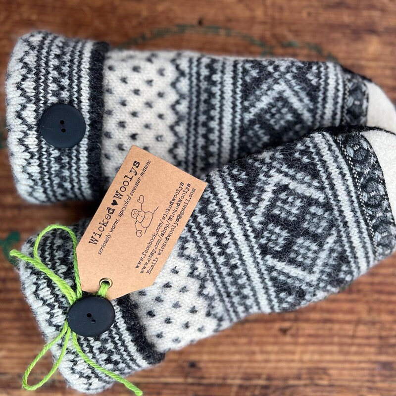 Wool Mittens - Etsy