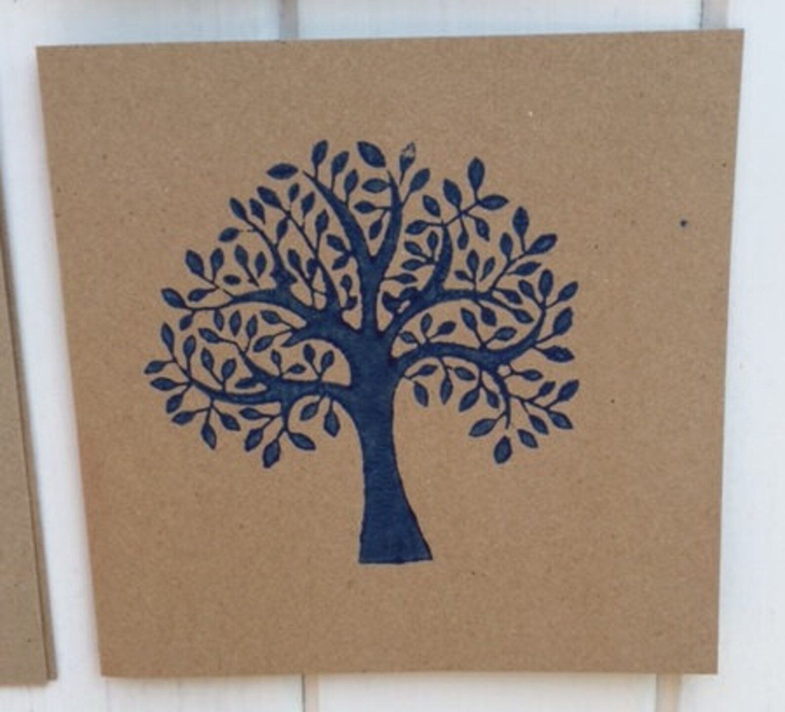 Indian Wooden Printing Block Bold Spring Tree - Etsy