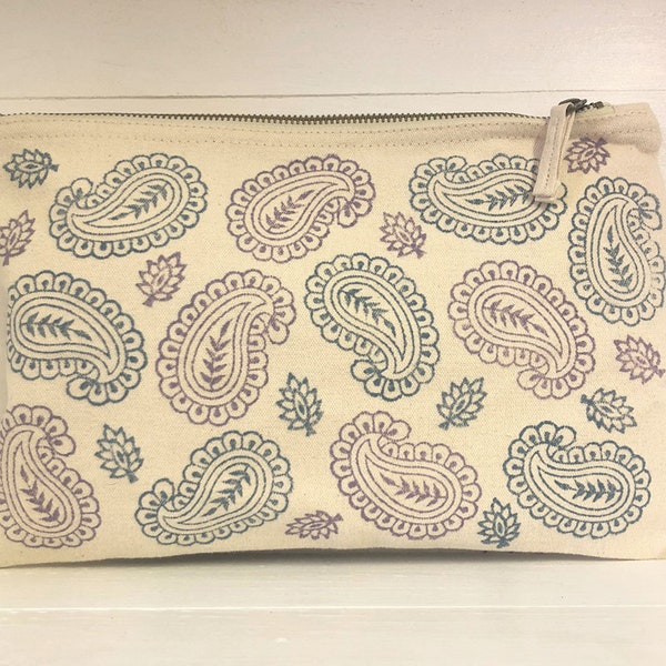 Paisley Block Print Fabric - Etsy UK