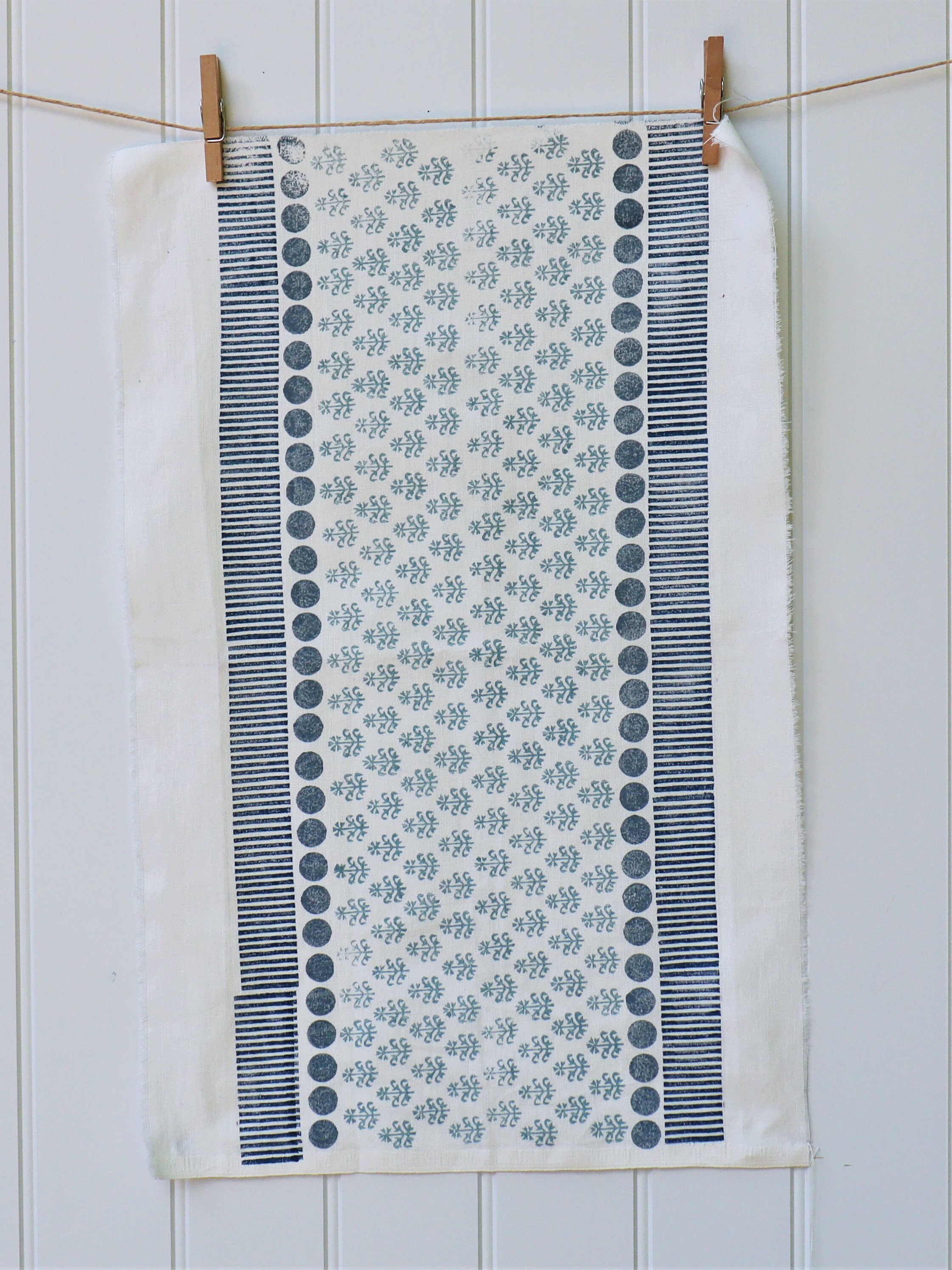 Spotty Border - Handled Indian Wooden Printing Block - Etsy UK